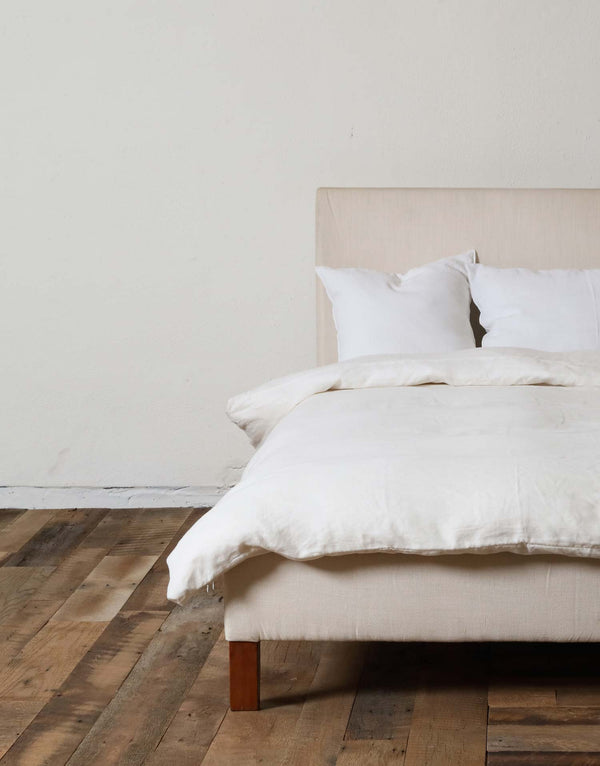 Sheldon Linen Platform Bed - GUDAMO